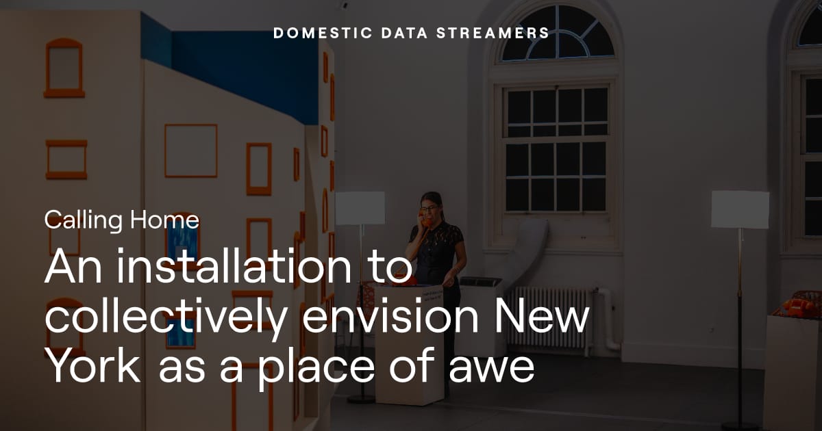 Calling Home | Domestic Data Streamers
