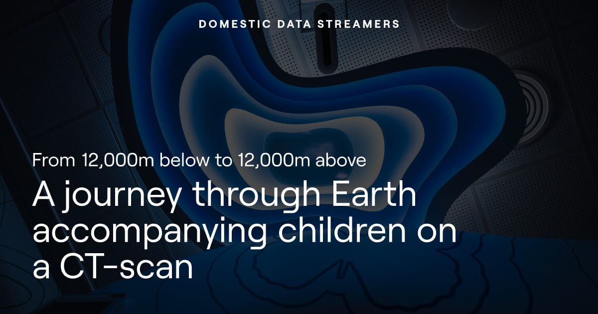 From 12,000m below to 12,000m above | Domestic Data Streamers